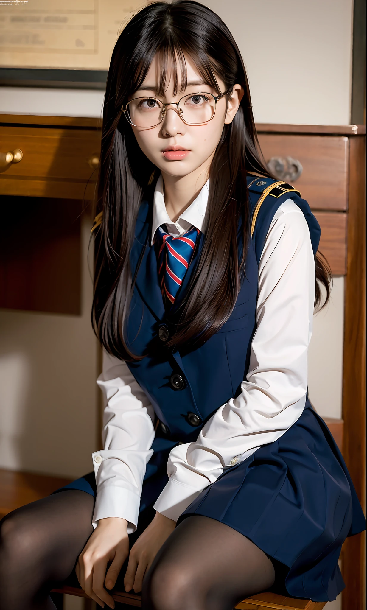 ulzzang-6500-v1.1, (raw photo:1.2), (photorealistic:1.4), beautiful detailed girl, very detailed ...