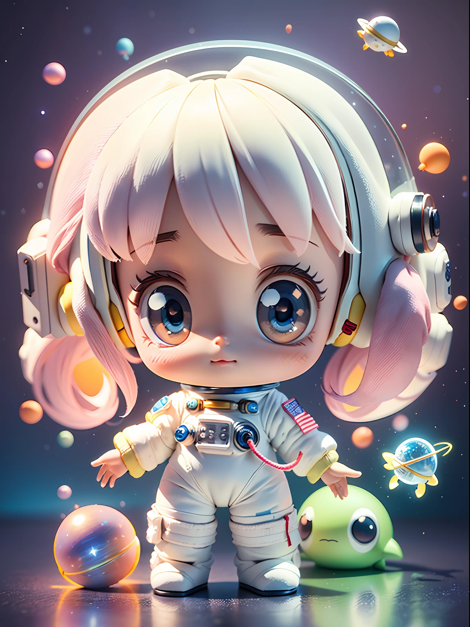Super cute girl full body 3D p - SeaArt AI