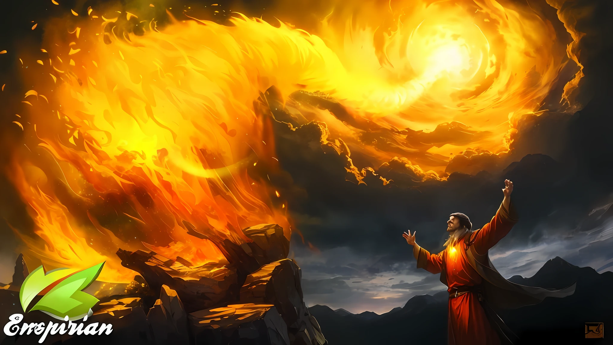 Elijah the fire prophet - SeaArt AI
