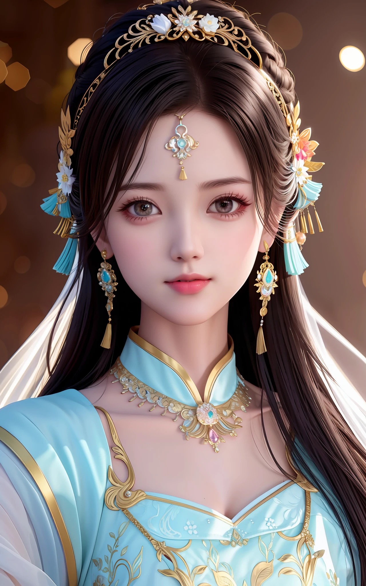 best quality, masterpiece, highres, 1girl,china wedding dress - SeaArt AI