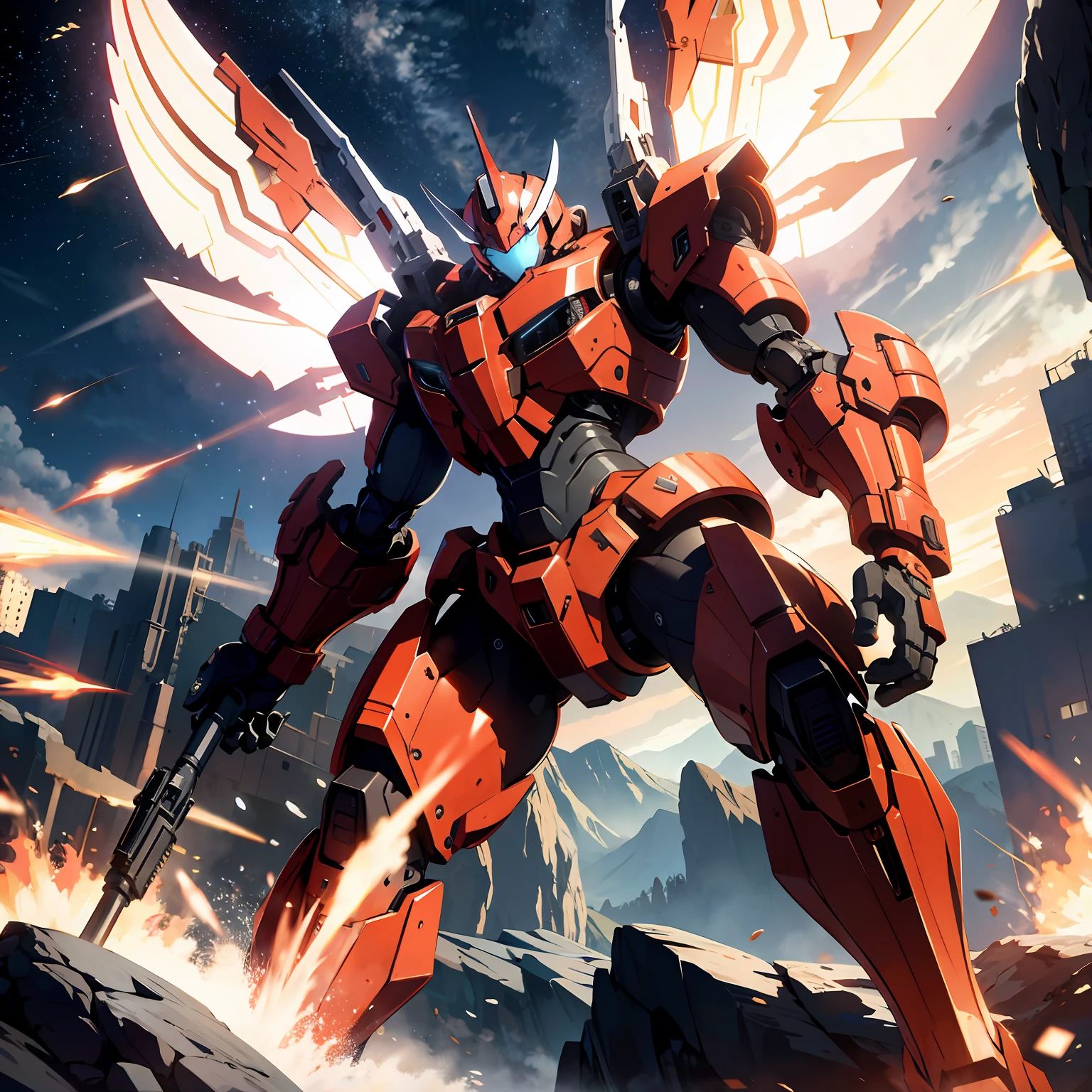 Absurd resolution, high resolution, (masterpiece: 1.4), hyper-detail, a mech - SeaArt AI