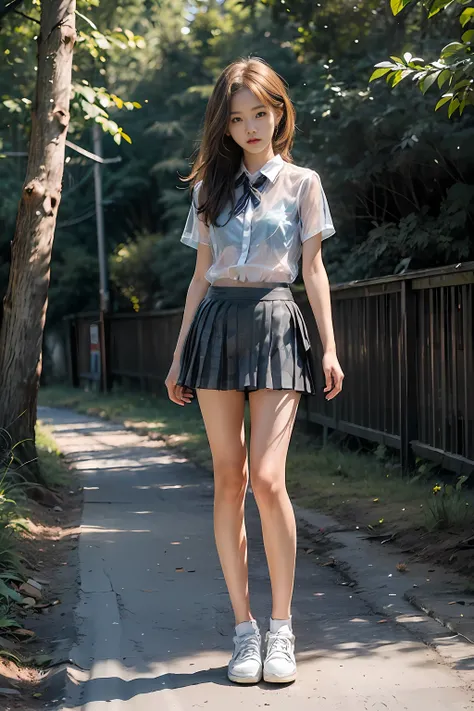 18 years old female, long hair, RAW photo, bokeh (realism: 1.4 ...