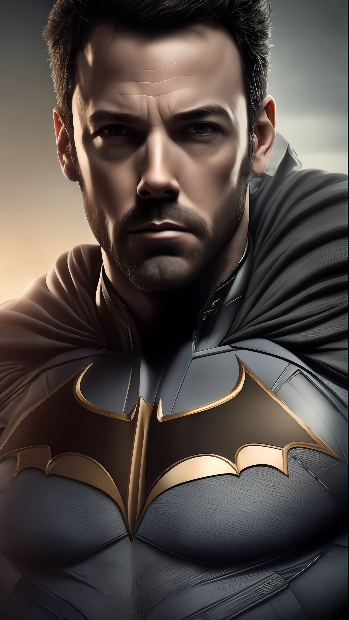 A man in a batman costume with a cape on - SeaArt AI