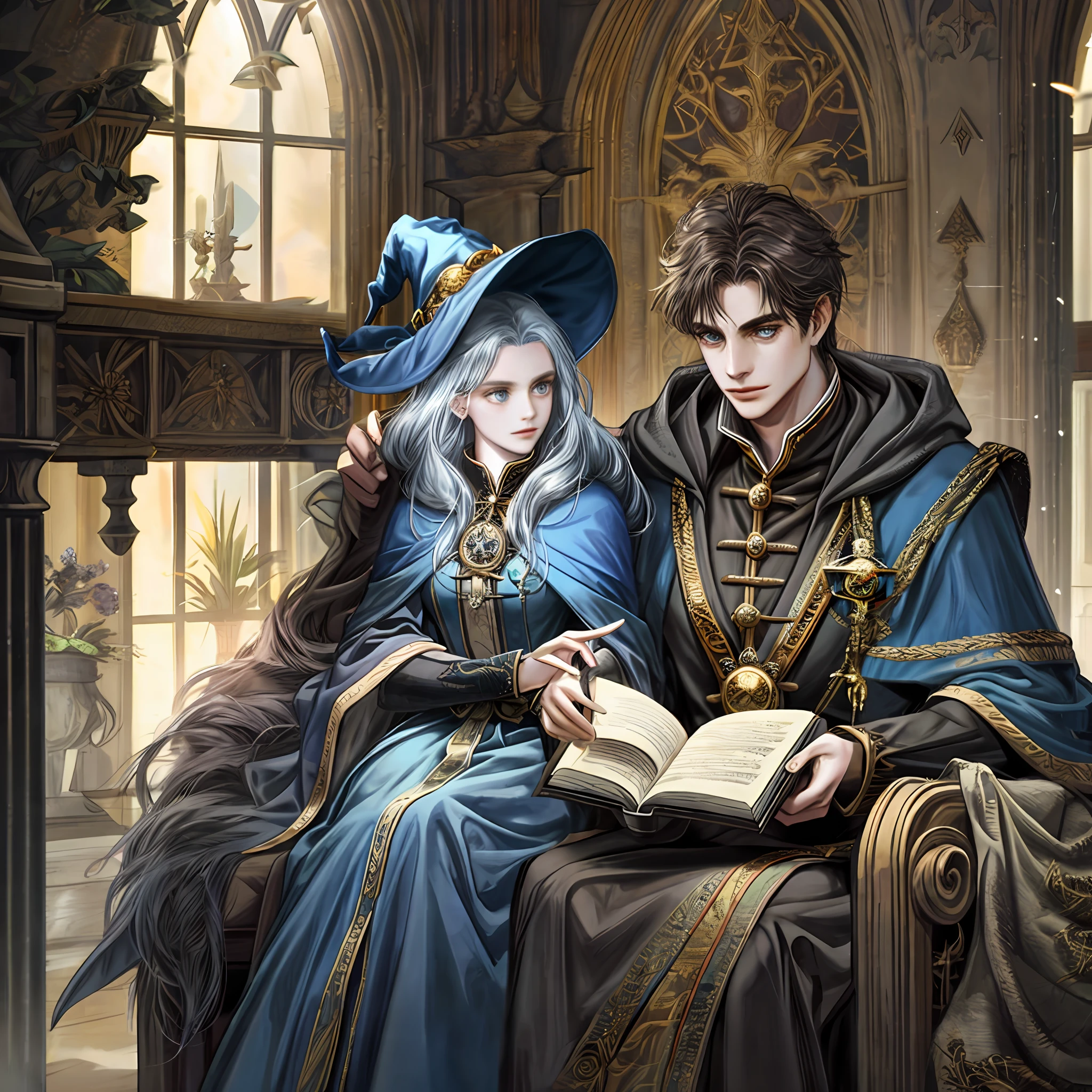 Witch, Wizard, Mage, 1 person - SeaArt AI