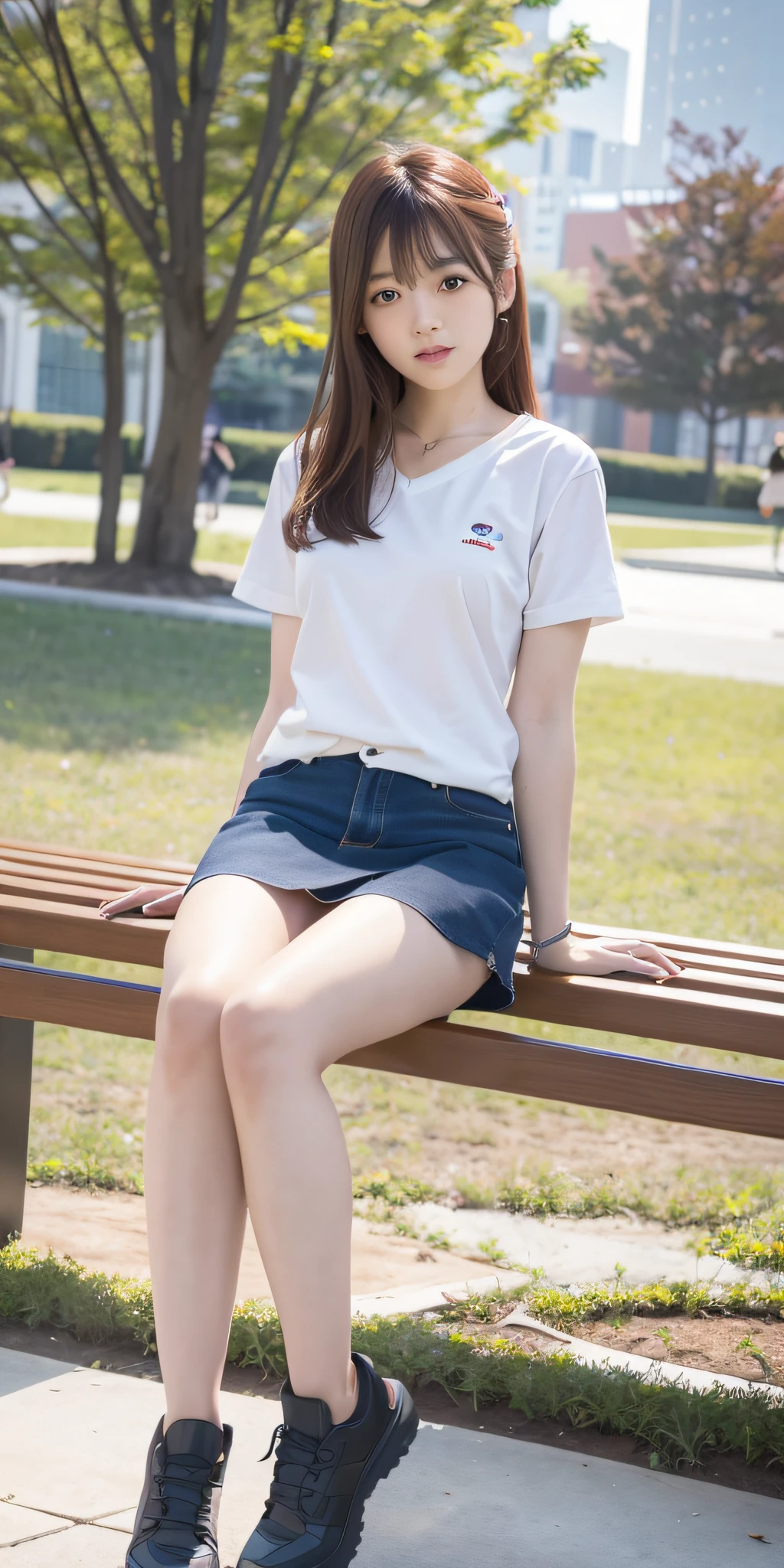 mix4, 20d, solo, long_hair, Nanase Nishino - SeaArt AI