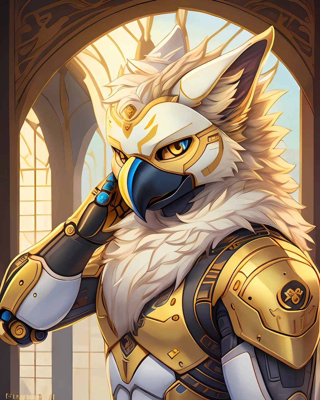 by fluff-kevlar, by vader-san, ivorygoldai, robotic anthro male ...