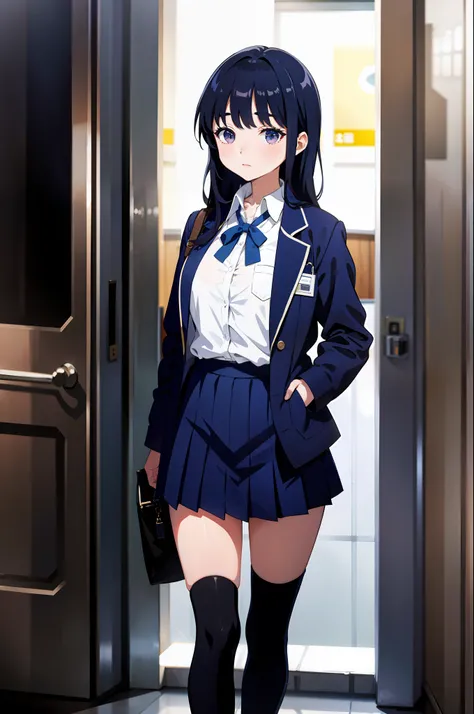 (masterpiece, top quality), 1 girl, NSFW, uniform - SeaArt AI