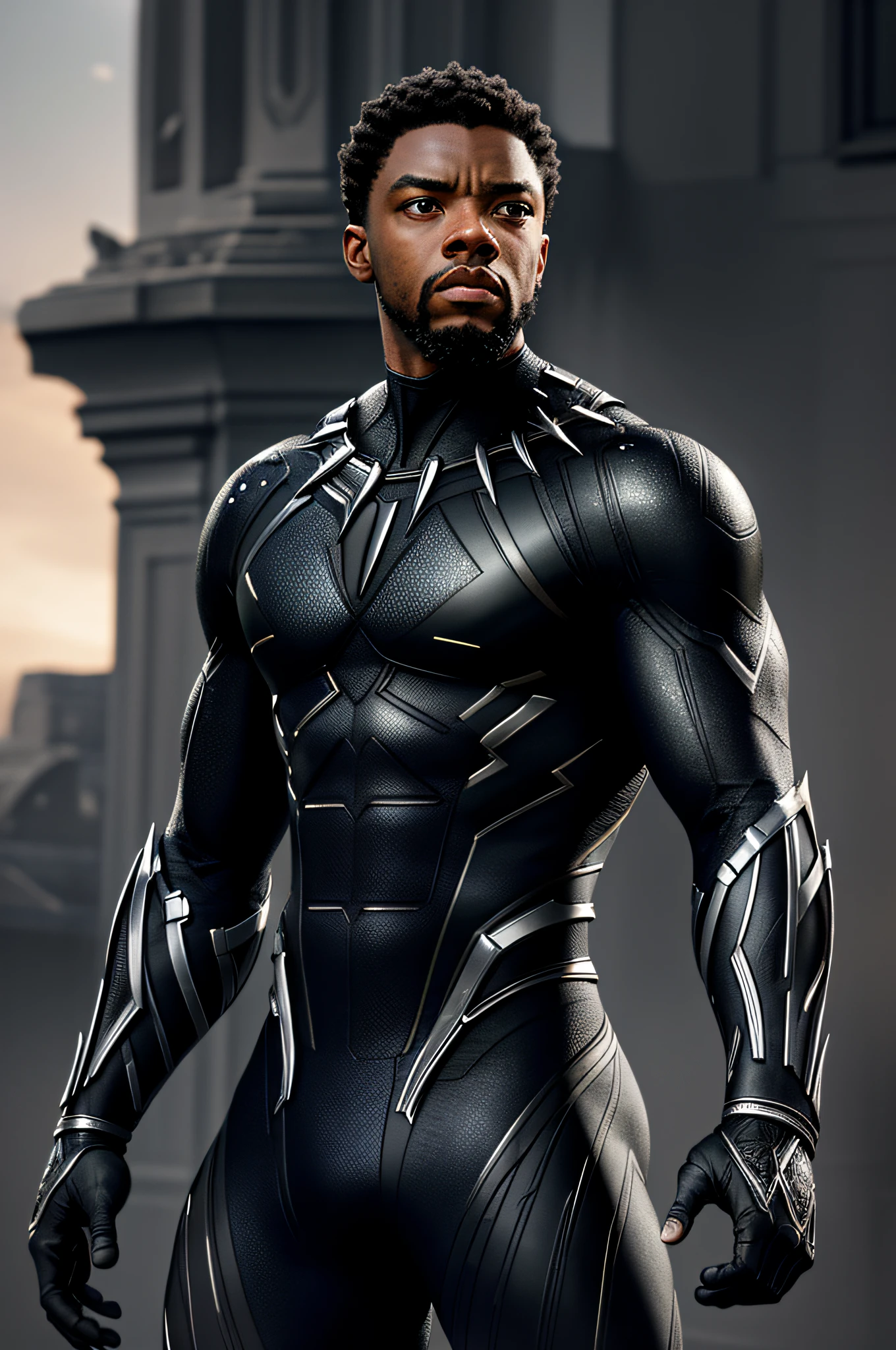 Chado in black panther suit - SeaArt AI
