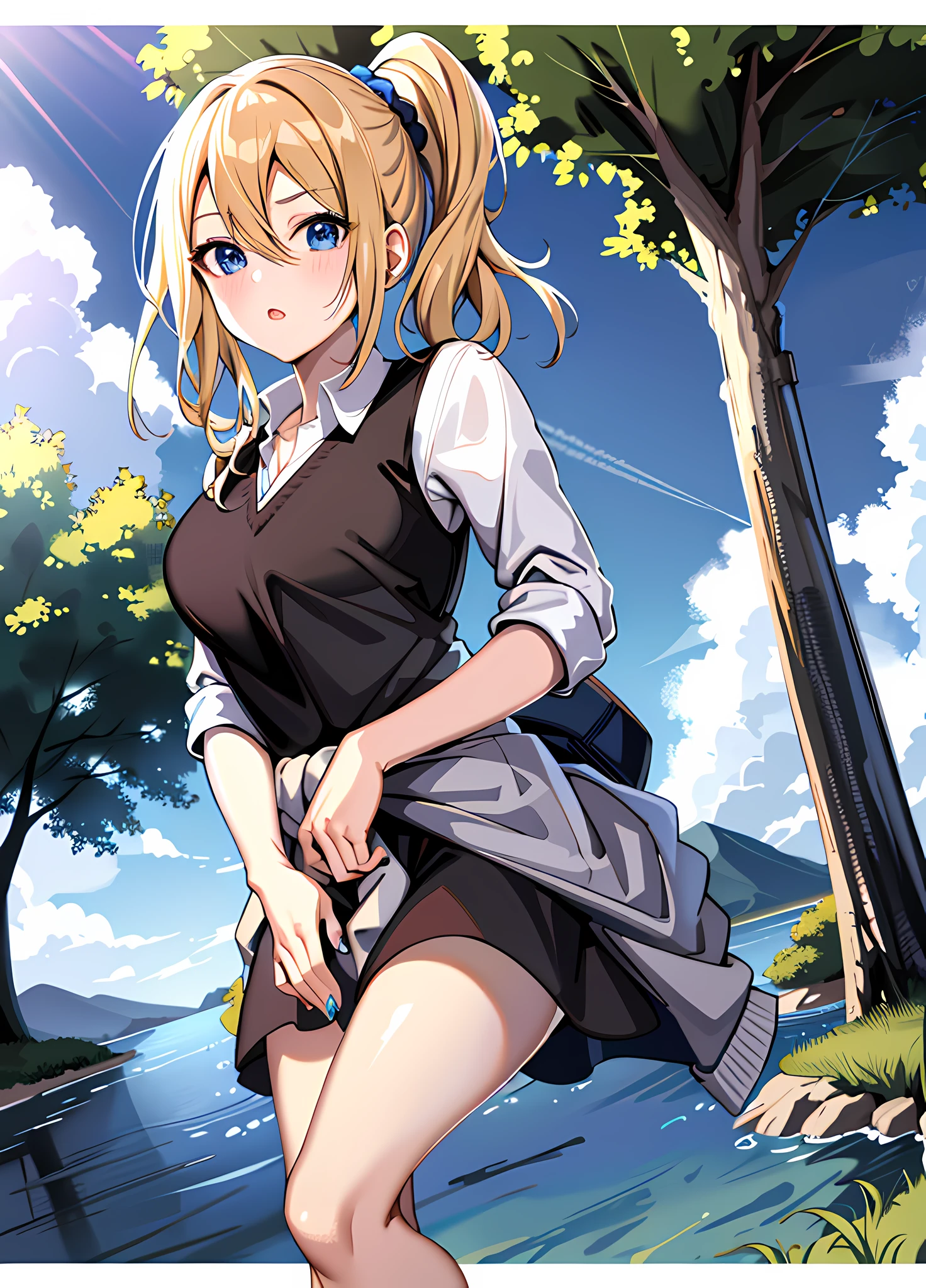 Masterpiece, Best Quality, AiHayasaka V4, Female 1, Solo - SeaArt AI