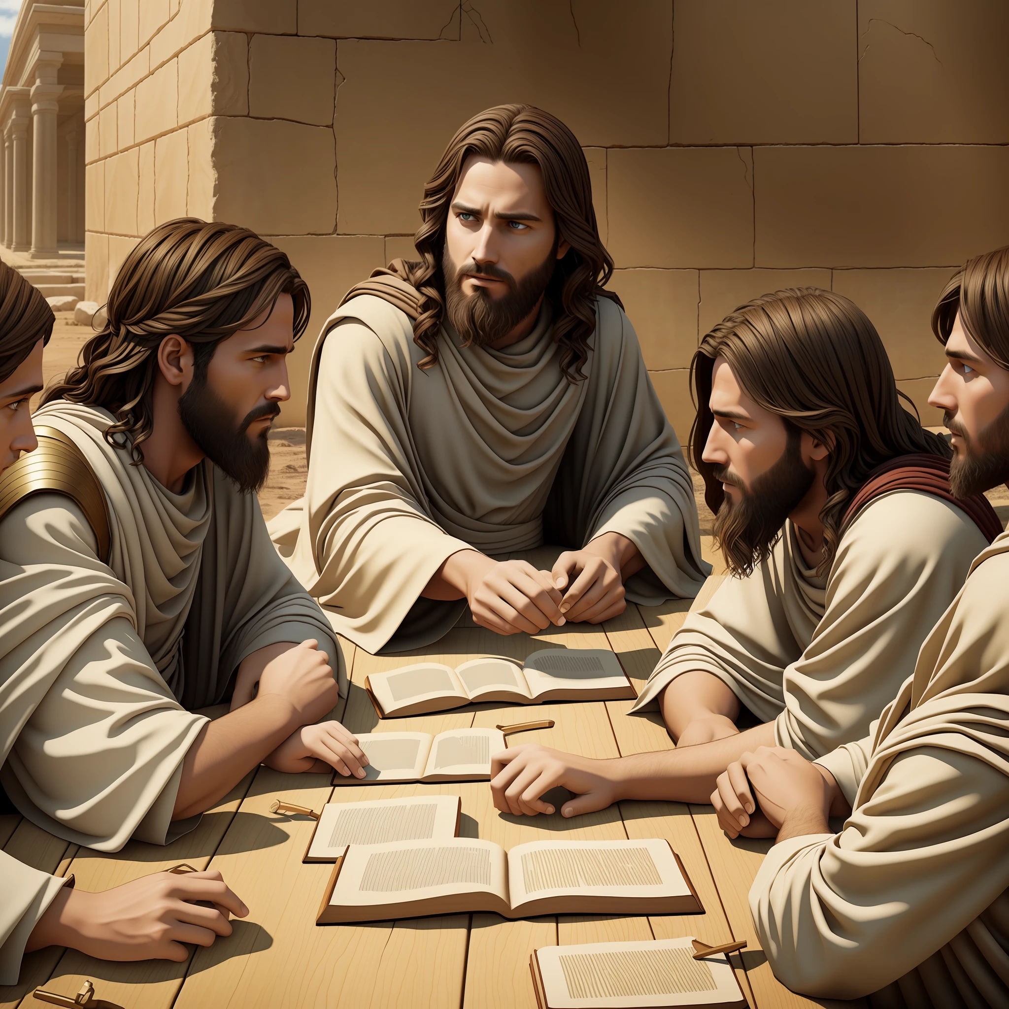 First disciples of Jesus, biblical story, realistic, 8k --auto --s2 ...