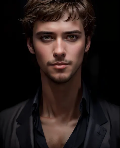 an award winning photograph of a (handsome man:1.1), detailed, trending ...