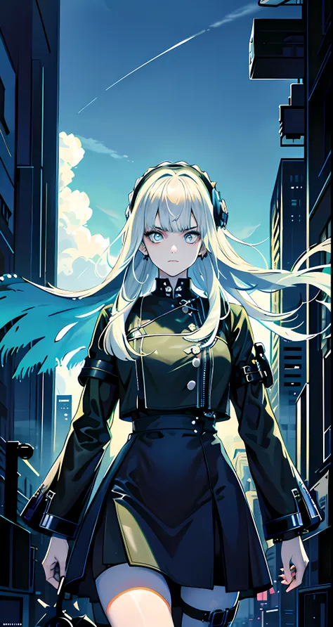 Dramatic)))、(((gritty)))、(((vehement)))Movie poster featuring a young ...