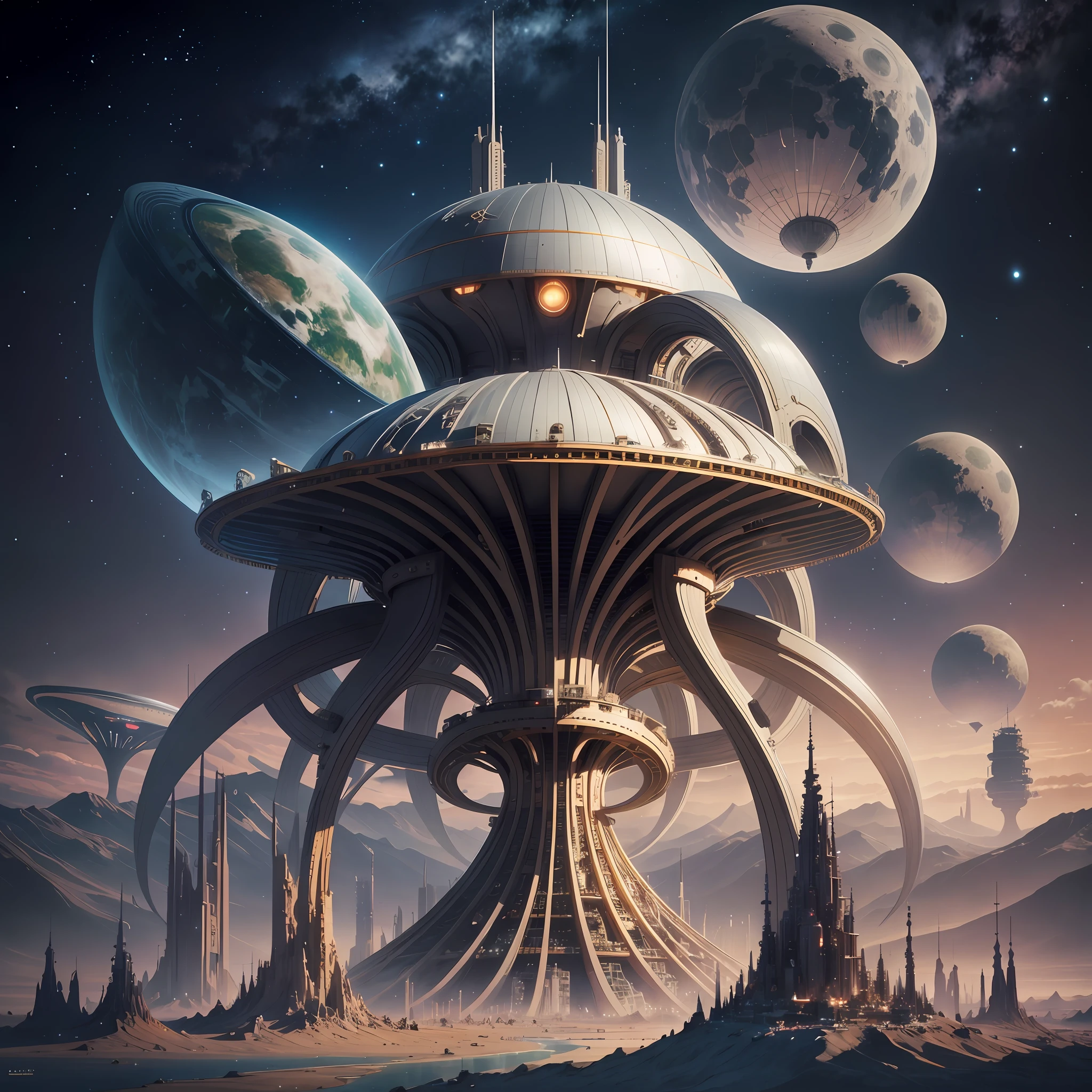 extraterrestrial civilization - SeaArt AI