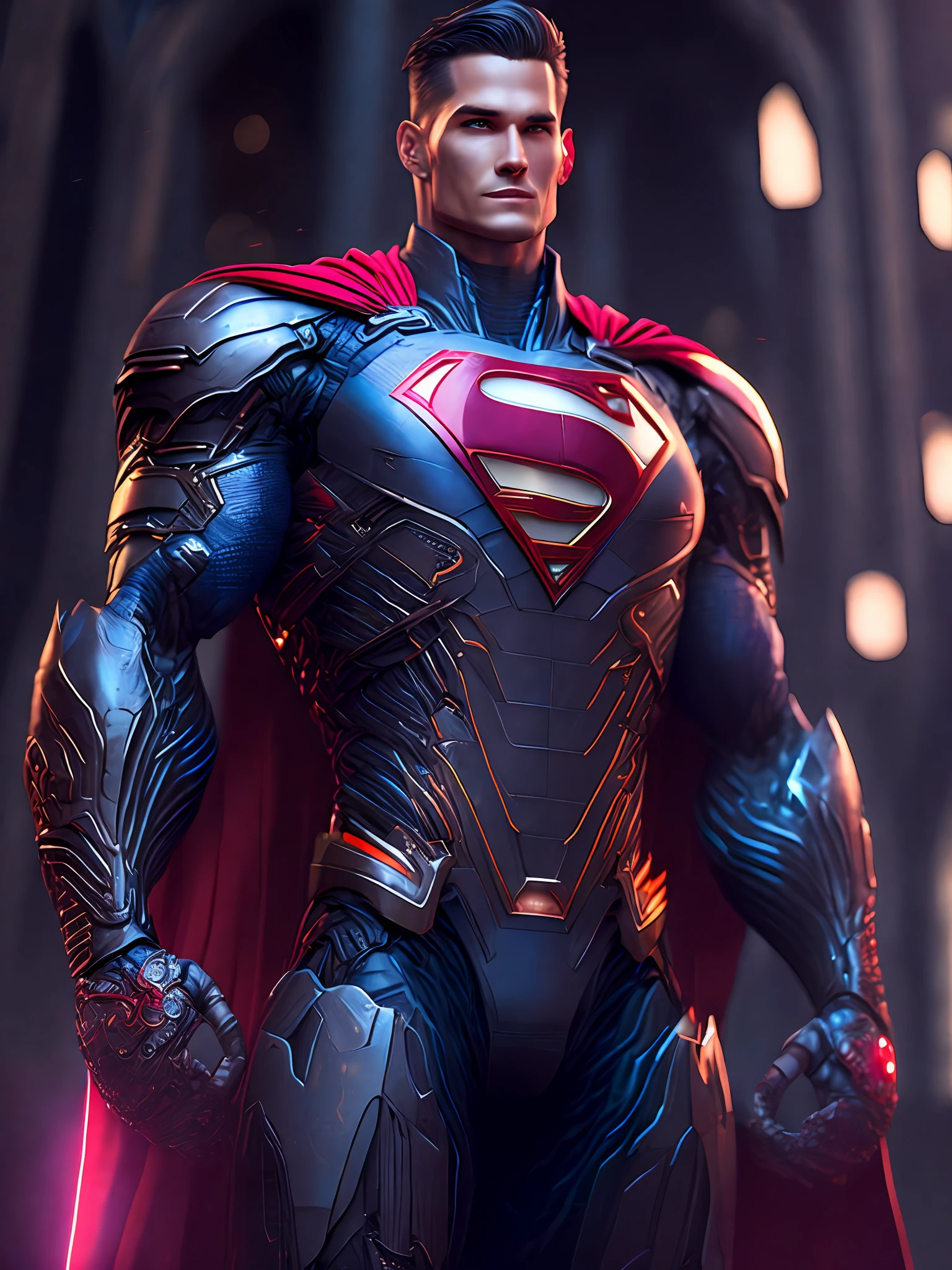 Superman created with SeaArt AI