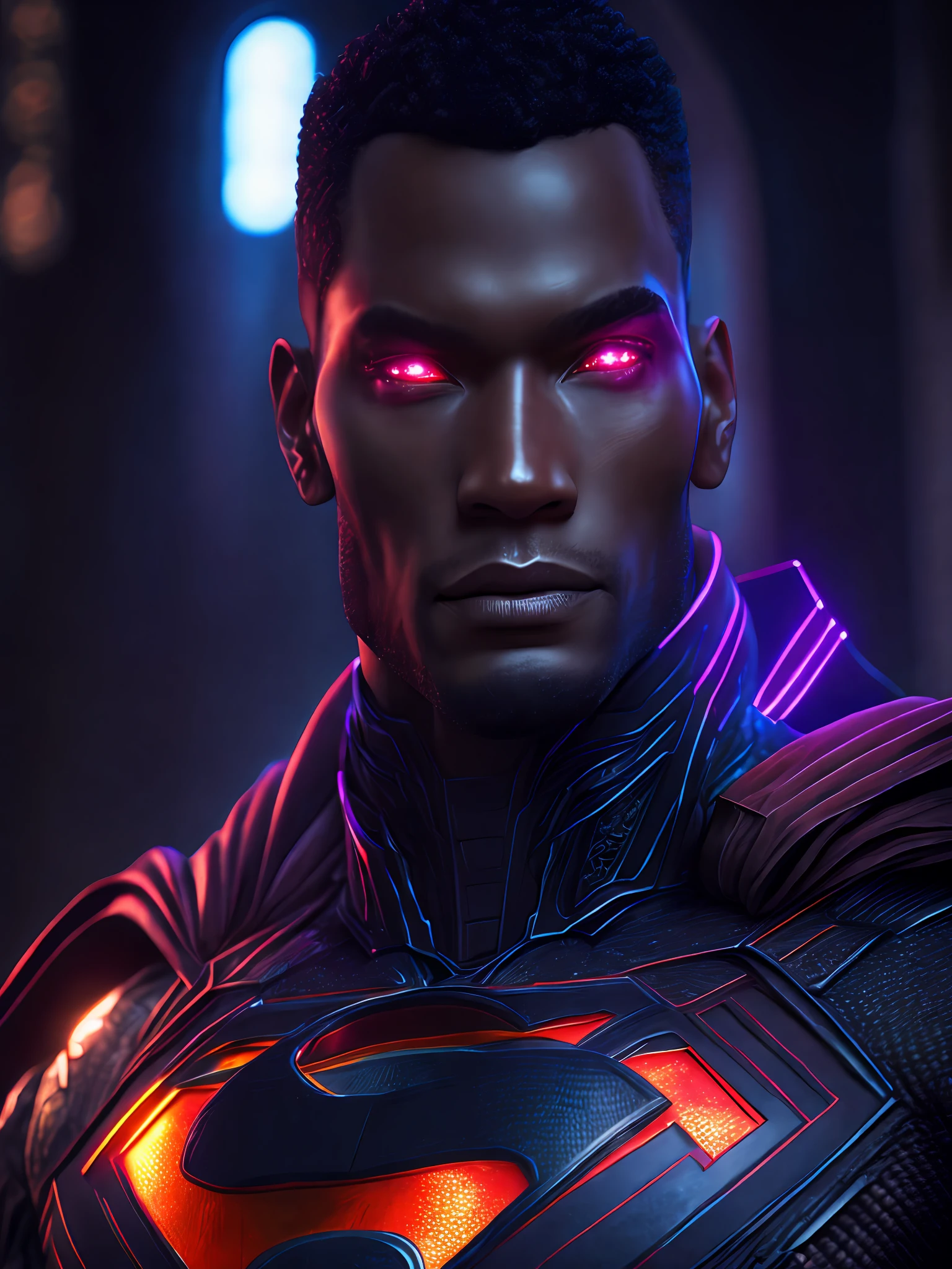 Superman created with SeaArt AI