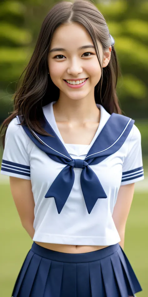 neat college girl, (school uni - SeaArt AI