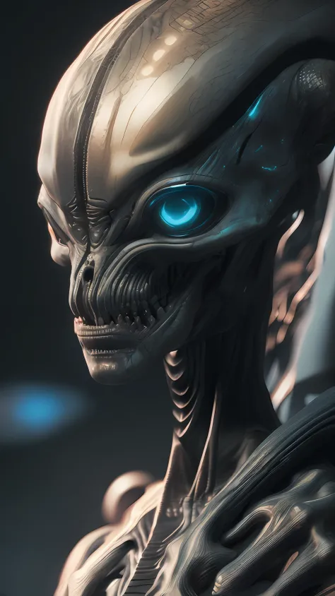 Hyper-detailed alien, cinemati - SeaArt AI