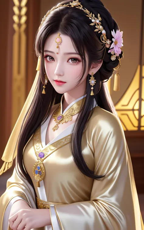 best quality, masterpiece, high resolution, 1girl, chinese wedding dress - SeaArt AI
