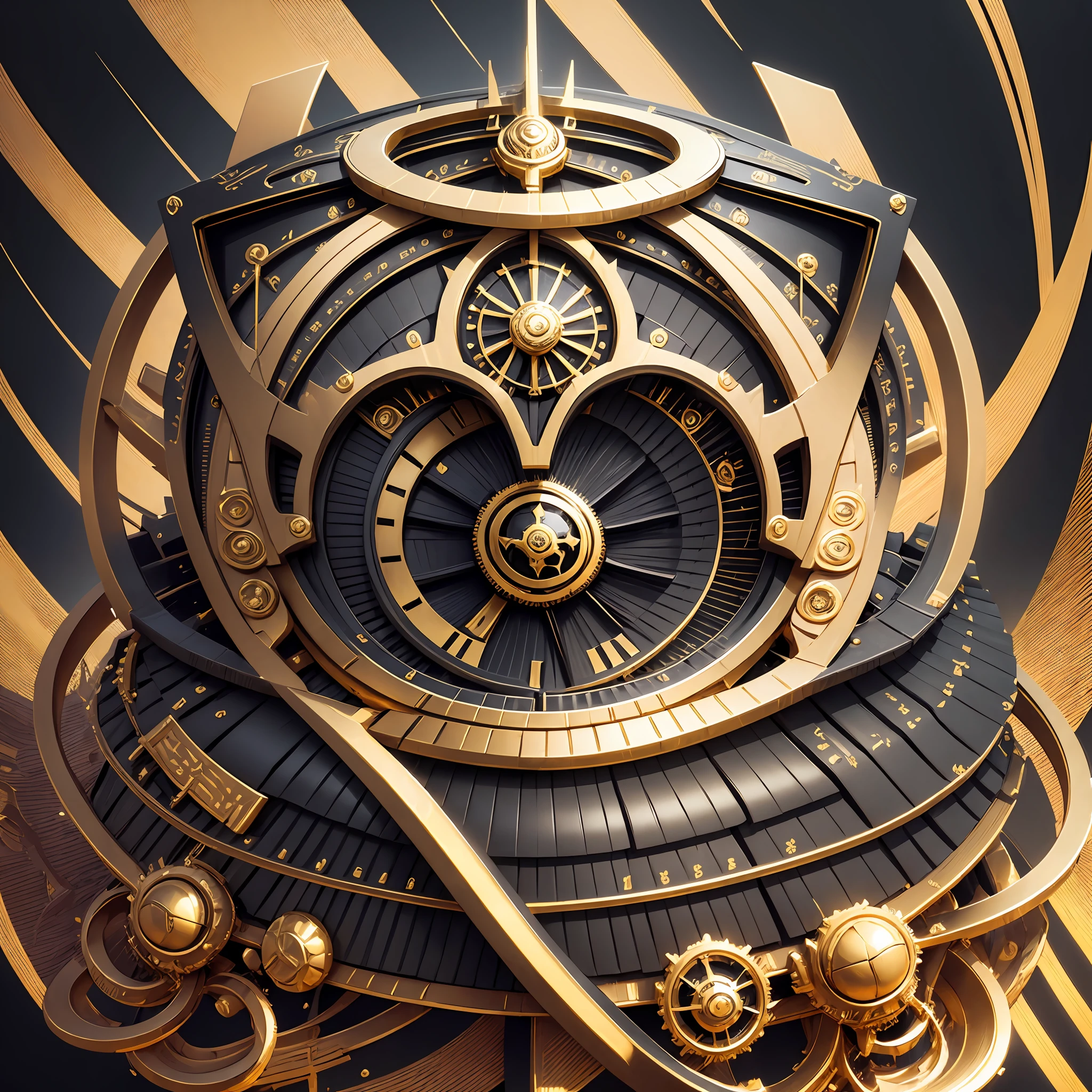 There is a clock that is on the wall of a building - SeaArt AI