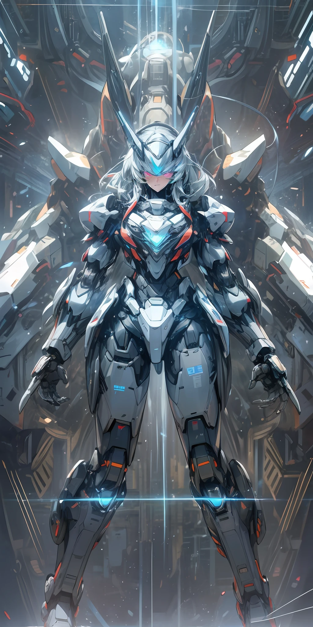 Cool mech core style, mecha concept art, dark gray Decepticon, huge mech robot, intricate ...