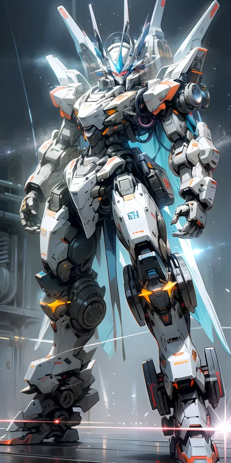 Cool mecha core style, mecha concept art, the surface of the machine has a lot of mechanical ...
