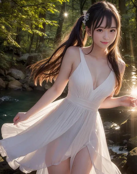 ((1 person)),((Photorealistic))), ((AKB 48))), (Full body photo)), looking up from below - SeaArt AI