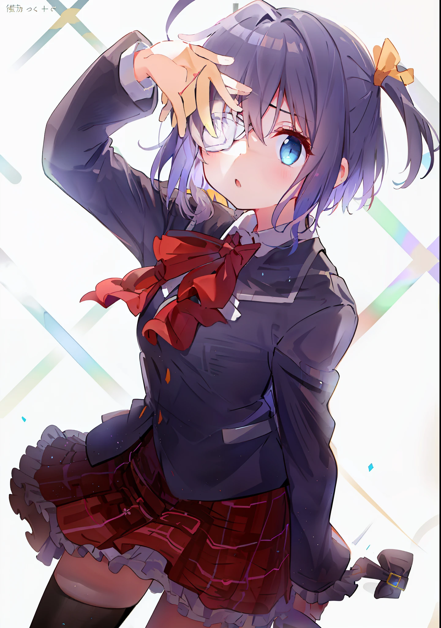 high res, masterpiece,Rikka Takanashi, black hair, solo - SeaArt AI