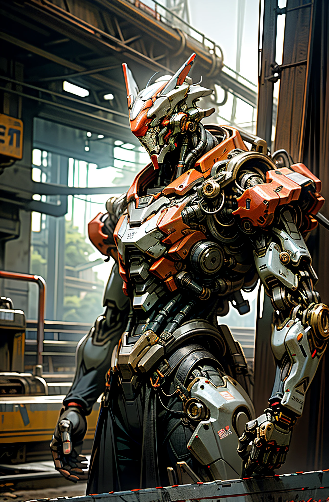 Dark_Fantasy,Cyberpunk,(chain saw,chain saw man,Red:1.1) - SeaArt AI