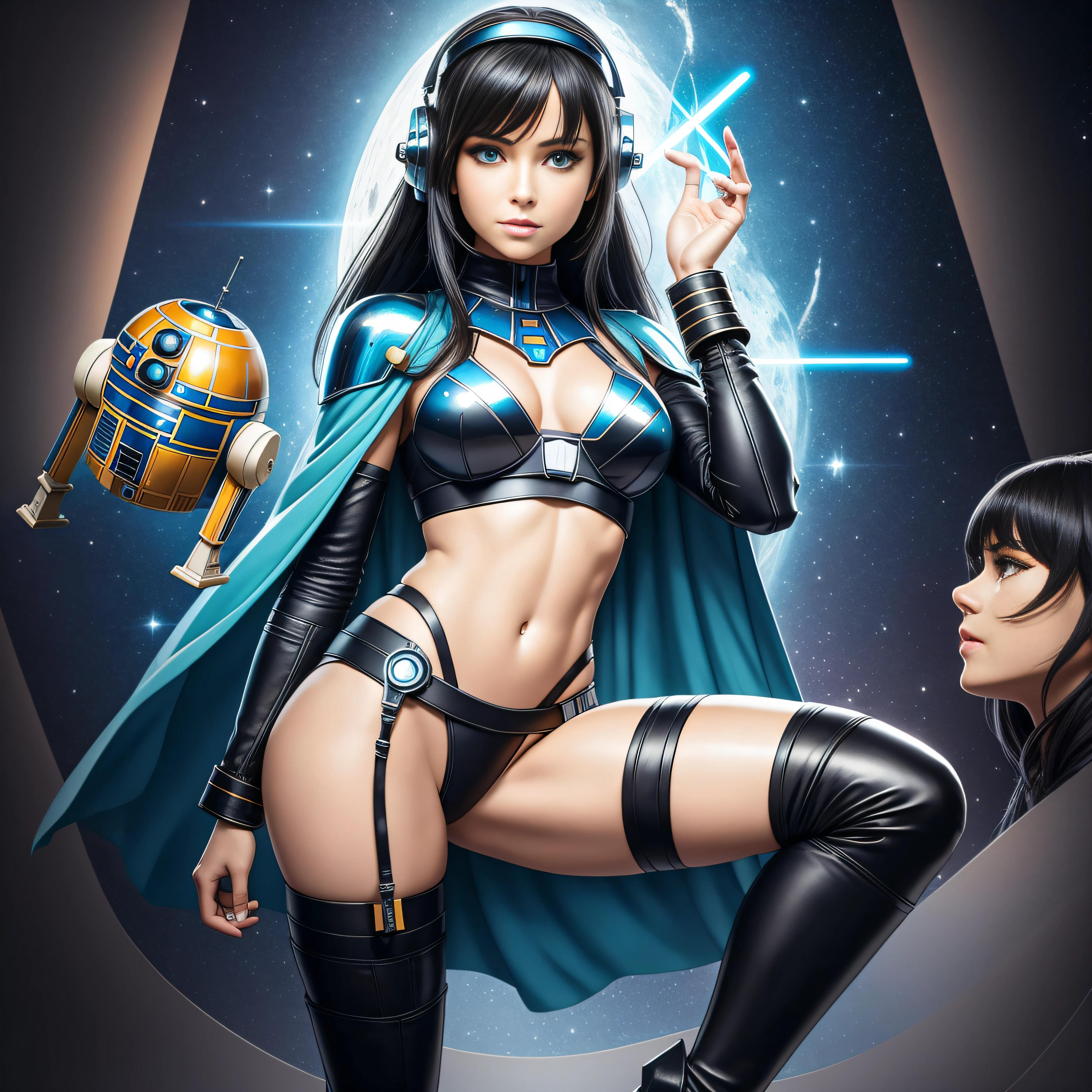 SunWar "Star Wars Xwing R2D2" conceptual Future "Heavy Metal" Devastating Mandalorian pure ...