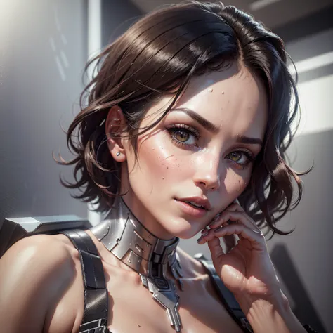 (a 30 year old woman ultra detailed 3D complex), (realistic rendering ...