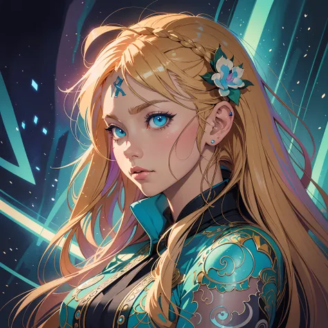 a close up of a AVRIL LAVIGNE - SeaArt AI