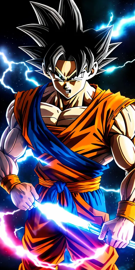 GOKU Dragon Ball super strong muscle, ultra detail, octane rendering ...