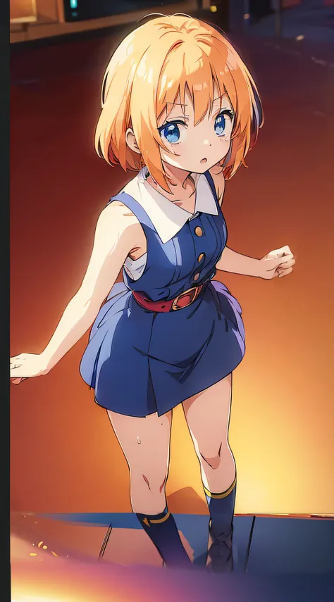 DQ6 バーバラ,ハイポニーテール,ドレス,大きな胸、(最高品質, テーブルトップ - SeaArt AI