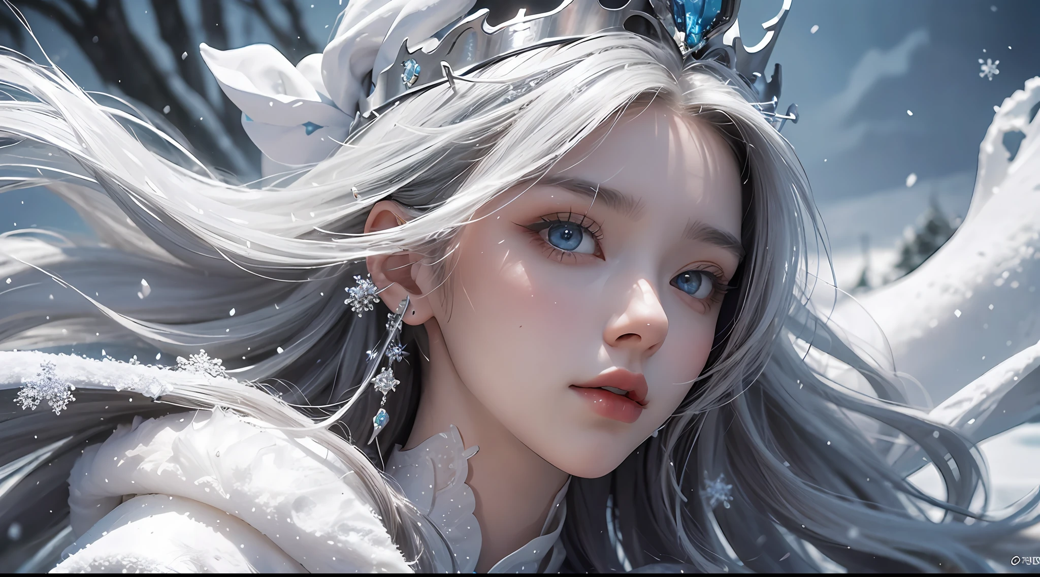 wlop, aeolian, jewelry, woman, - SeaArt AI