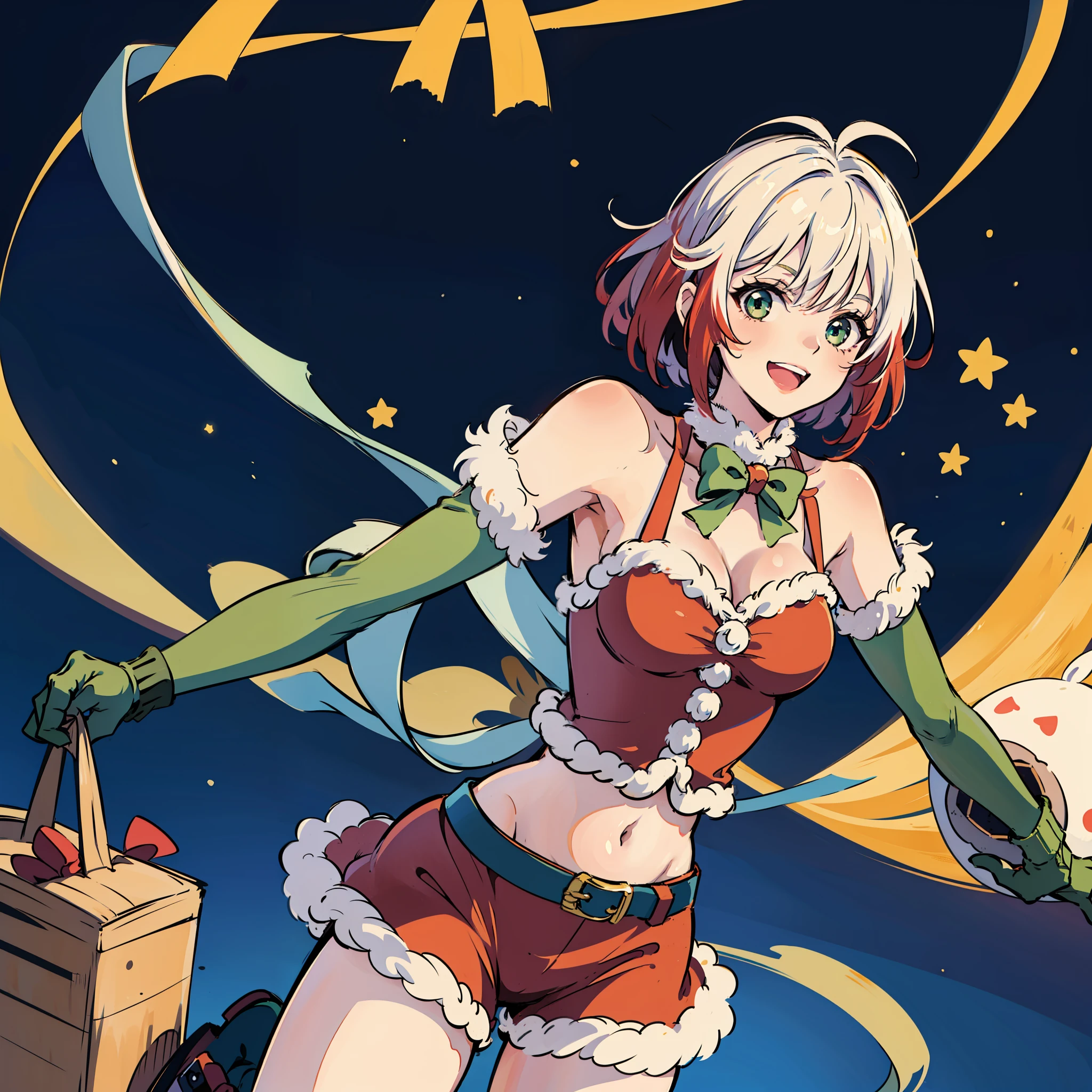 A close up of a woman in a costume holding a book - SeaArt AI