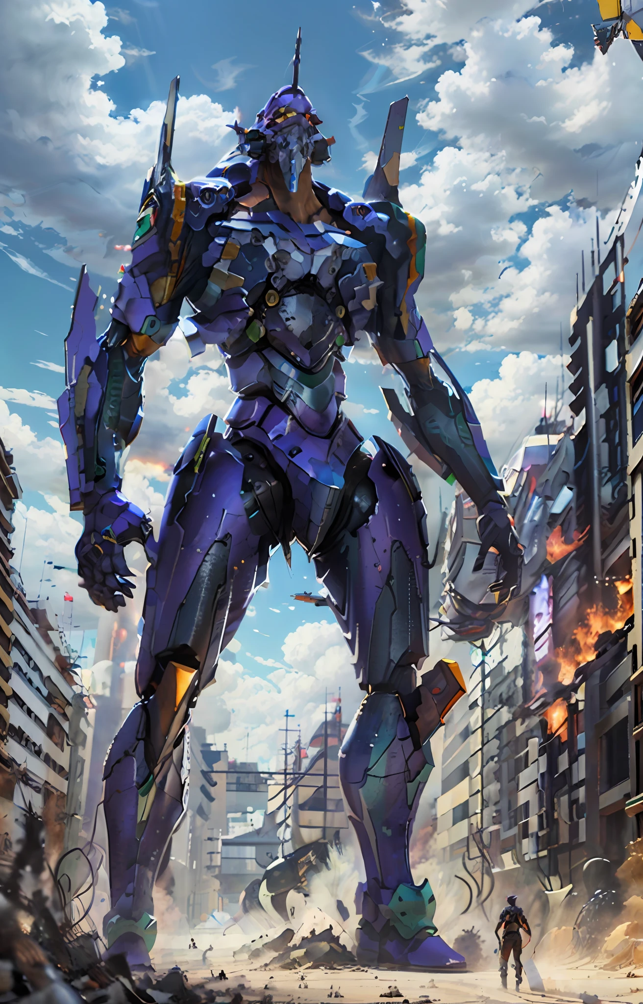 ((eva 01), evagod:1.1), evagen - SeaArt AI