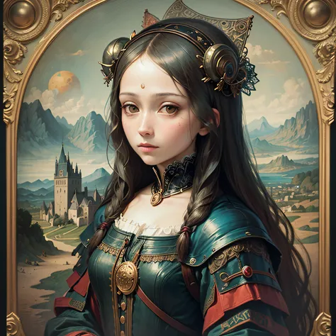 Anime characters from the Mona Lisa --auto --s2 - SeaArt AI