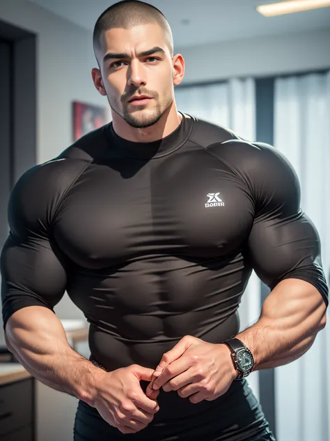 Character design (open mouth muscle special soldier, Buzz Cut, national ...