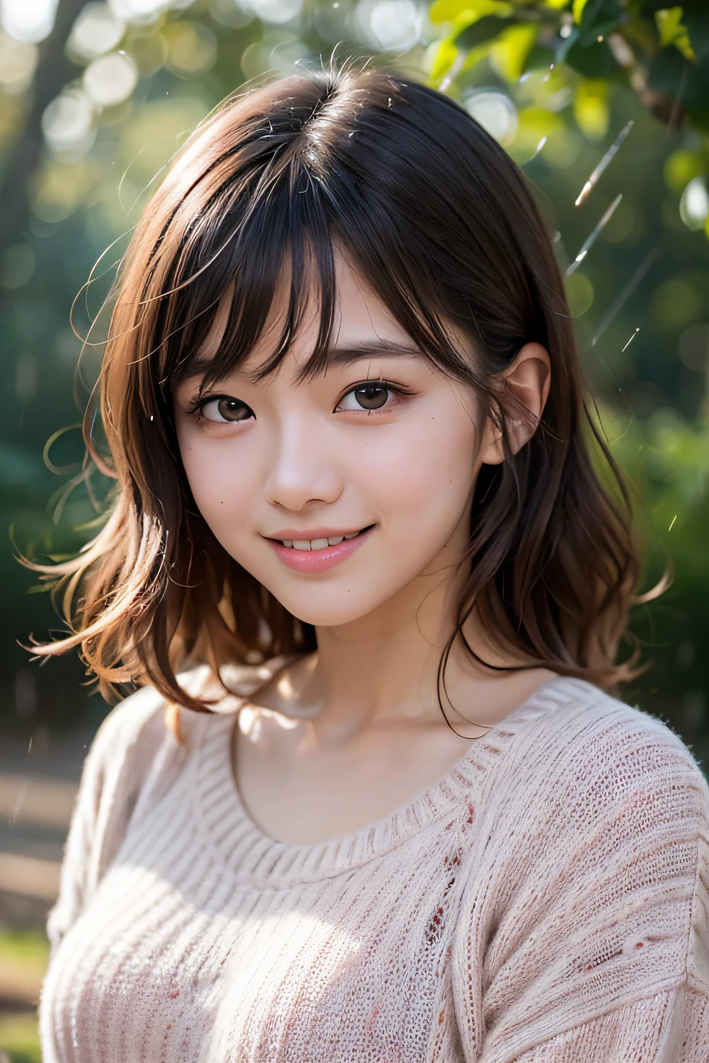 forest, rain, studio light, depth of field, upper body - SeaArt AI