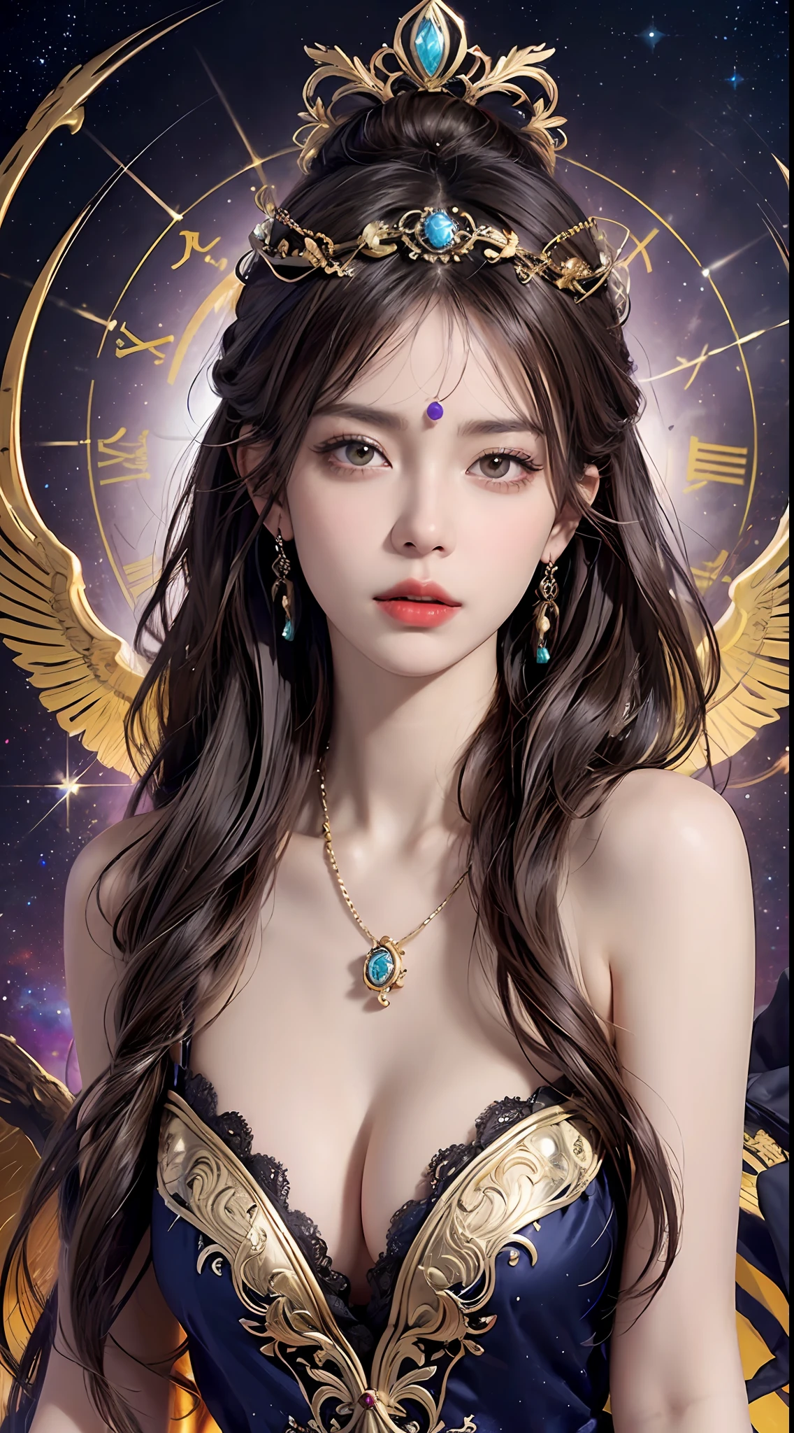 1 27-year-old girl, 1 zodiac goddess from the future, 12 zodiac goddess pink purple, 12 zodiac ...