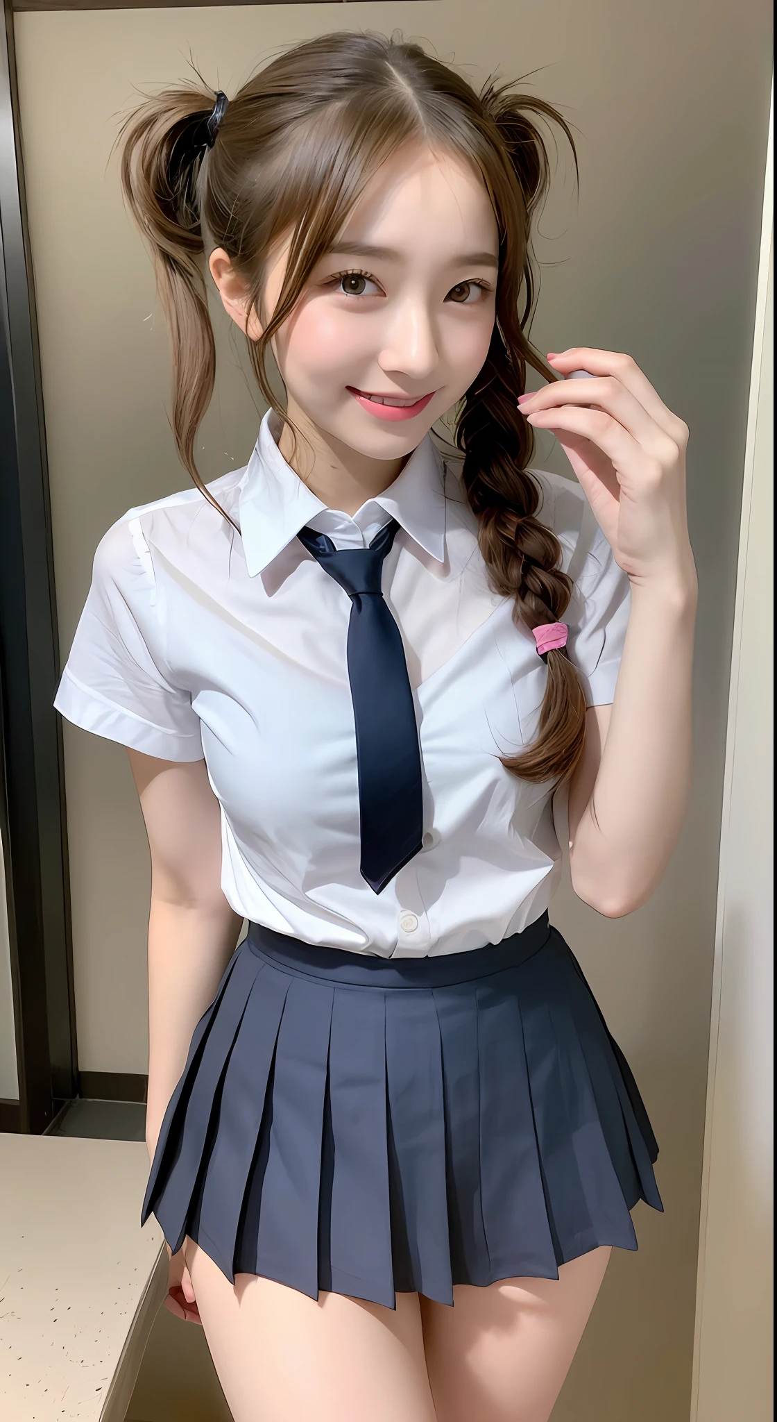 Very Detailed 8k Wallpaper、sharp Focus、in Detail、drama、delicate And Beautiful Schoolgirl、full