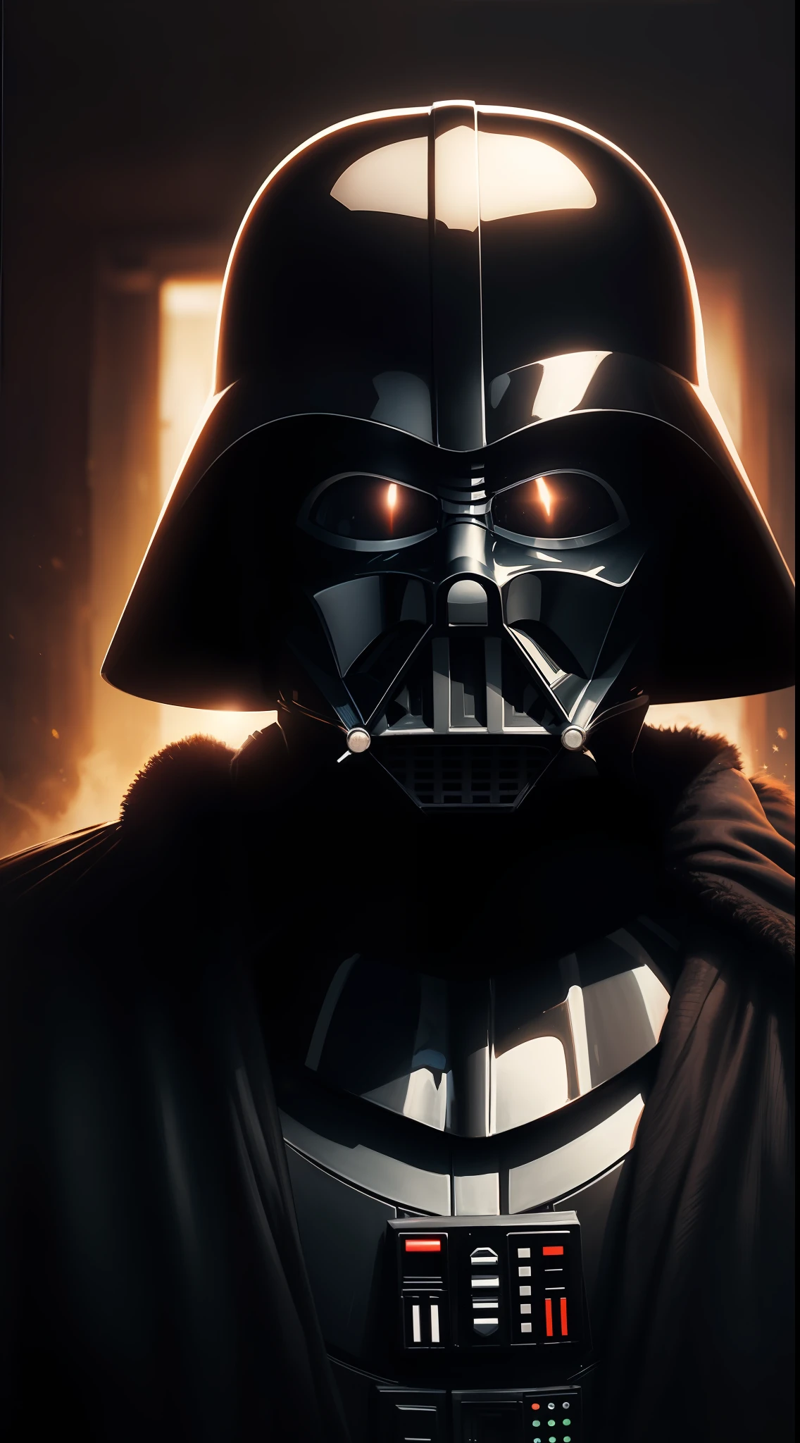 ((obra-prima)), ((melhor qualidade)), An oil painting depicting Darth ...