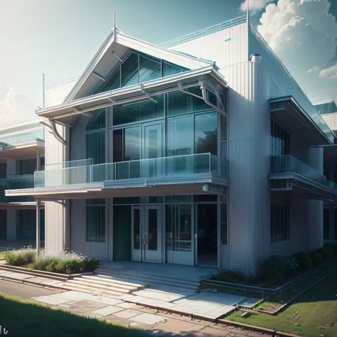 Architecture of Science and Technology University Building，arquitectura ...