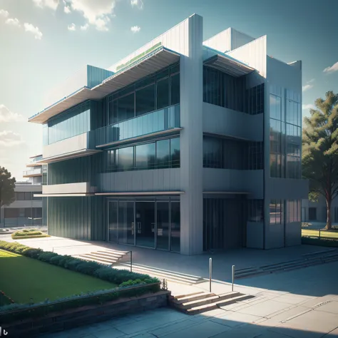 Architecture of Science and Technology University Building，arquitectura ...