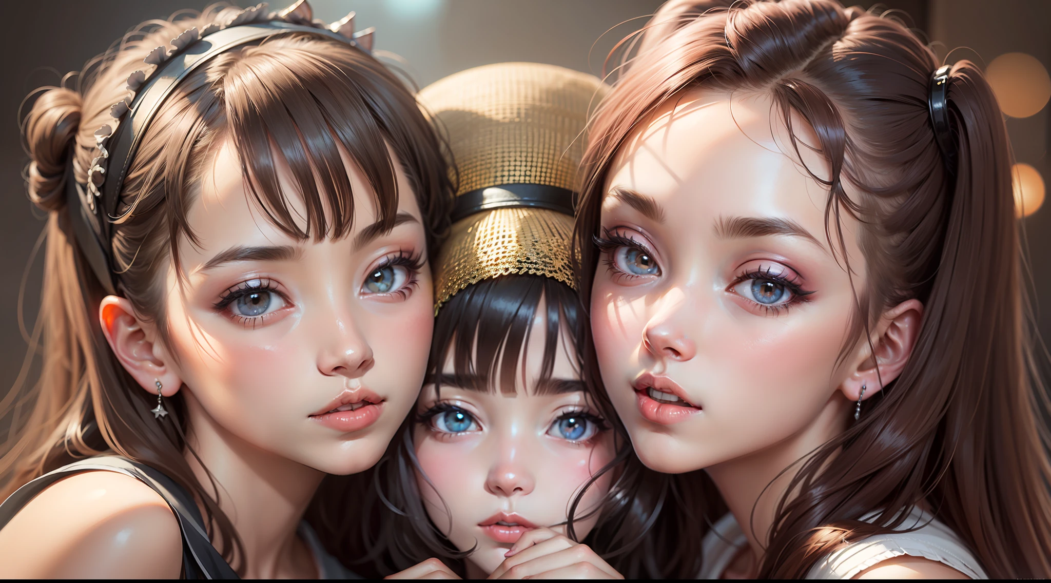 three love girls - SeaArt AI