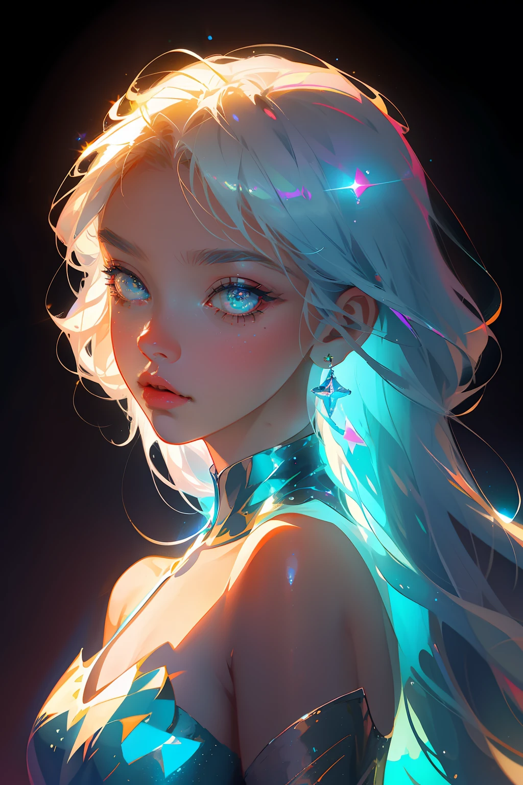 完美的杰作 最好的质量 完美的艺术品 8k 上半身镜头 Seaart Ai