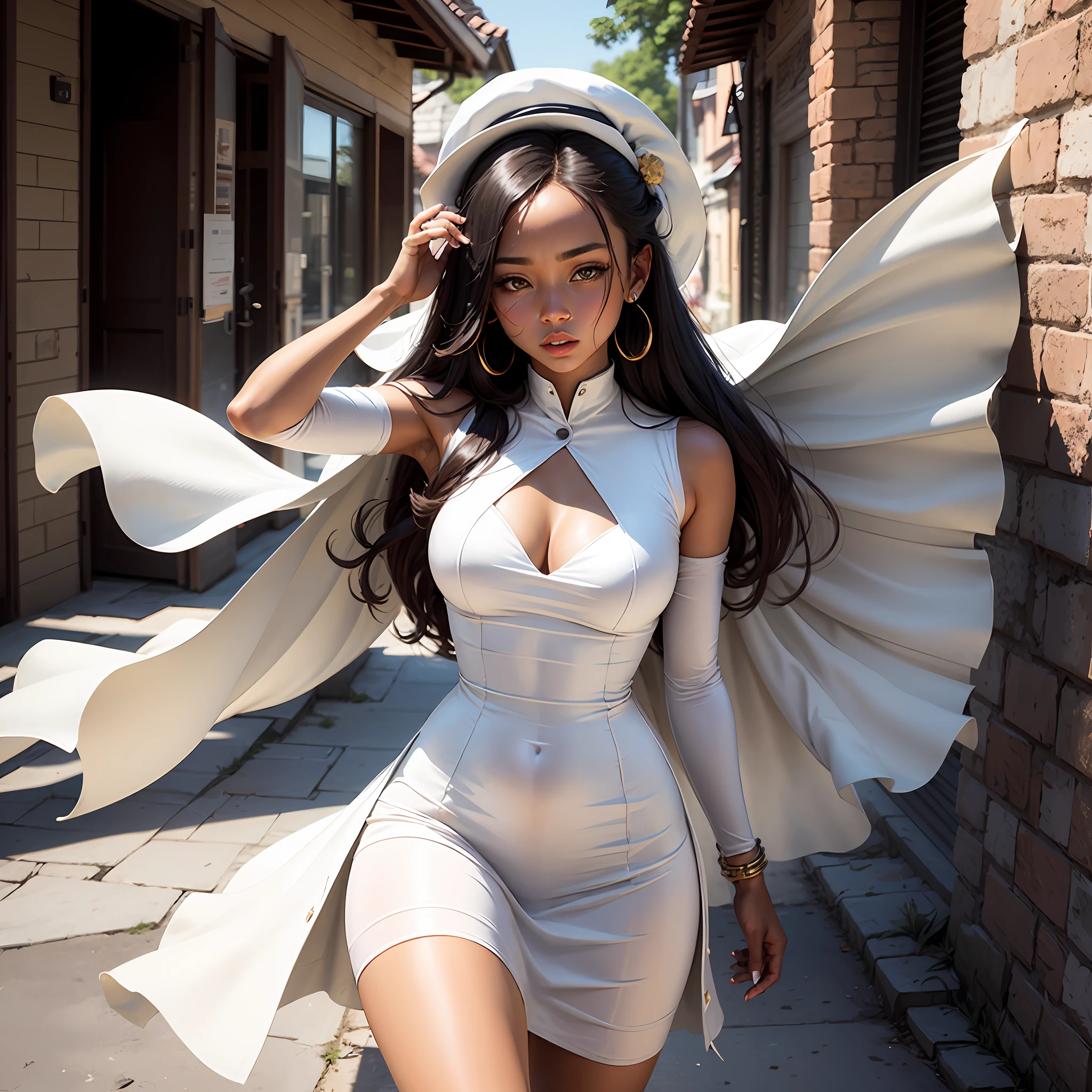 Kizi，White dress --auto - SeaArt AI