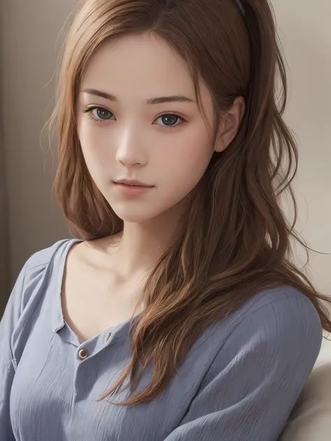 cute girl photo realistic - SeaArt AI