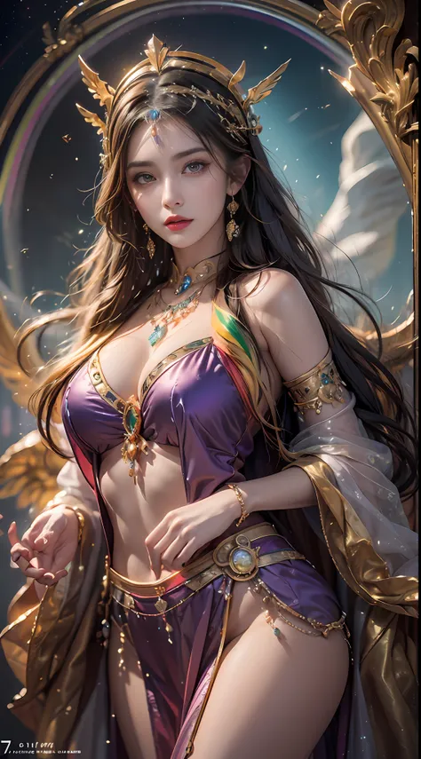 1 27 Year Old Girl 1 Goddess From The Future Athena 12 Zodiac Signs Pink Purple Goddess