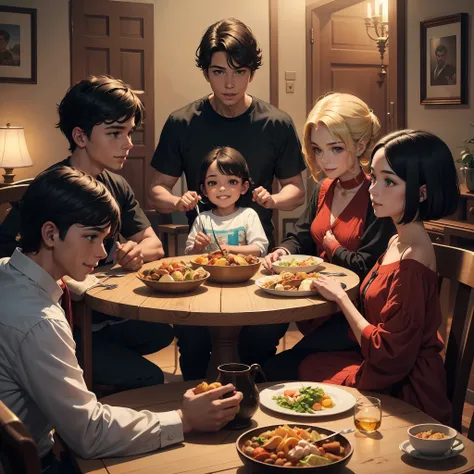 menino, 13 anos, sorrindo, cab - SeaArt AI